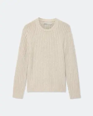 ALLSAINTS Liev Ribbed Crew-neck Sweater - Grey