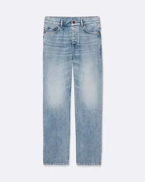 ALLSAINTS Cohen Mid-rise Straight Leg Jeans - Blue