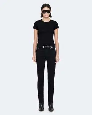 ALLSAINTS Miller Mid-rise Skinny Stretch Jeans - Black