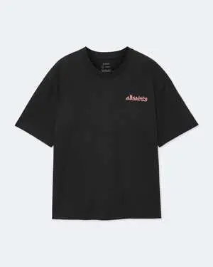 ALLSAINTS Stanza Relaxed Graphic T-shirt - Black