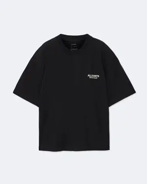 ALLSAINTS Shadow Relaxed Graphic T-shirt - Black
