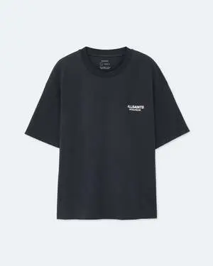 ALLSAINTS Shadow Relaxed Graphic T-shirt - Blue