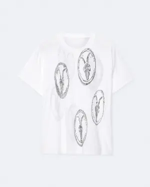ALLSAINTS Stamped Regular-fit Graphic T-shirt - White