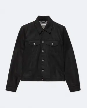 ALLSAINTS Fitted Denim Trucker Jacket