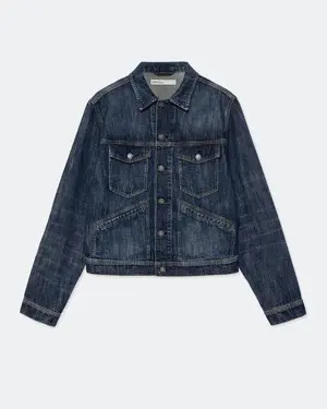ALLSAINTS Denim Trucker Jacket - Blue