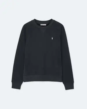 ALLSAINTS Harlow Ramskull Raglan Sweatshirt - Black