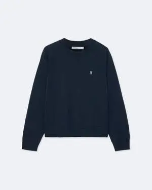 ALLSAINTS Harlow Ramskull Raglan Sweatshirt - Blue