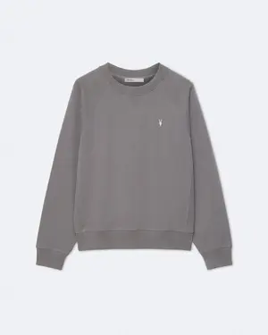 ALLSAINTS Harlow Ramskull Raglan Sweatshirt - Grey