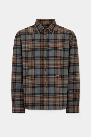 Dsquared2 Hybrid Lined Check Shirt