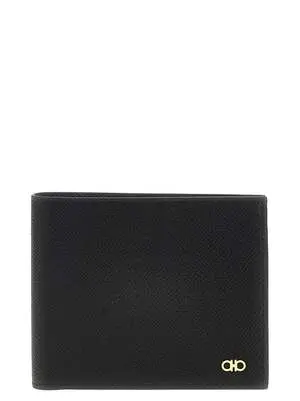 FERRAGAMO Gancini' Wallet - Black