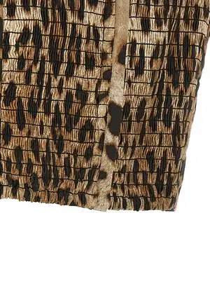 Dolce & Gabbana Sweetheart Neckline Top - Brown