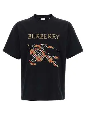 Burberry Cross Stitch T-shirt - Black