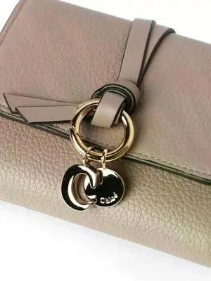 Chloé Alphabet Leather Wallet - Neutrals
