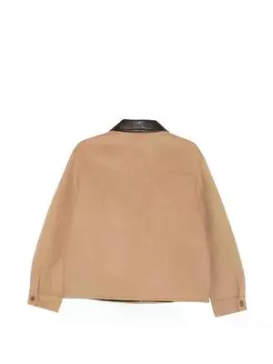 MC2 SAINT BARTH Glacienne Contrast-collar Logo-embroidered Jacket