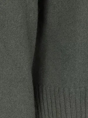 ALLUDE Roll-neck Ribbed-trim Sweater