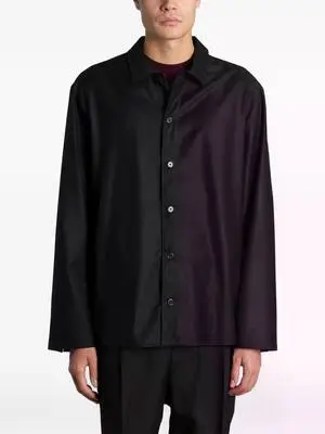 GREYED Luna Button-up Shirt Jacket - Black
