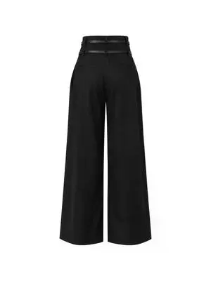 Liu Jo Belted Pleated Palazzo Pants