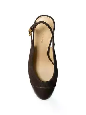 Michael Kors Piper Flex Suede Slingback Pumps