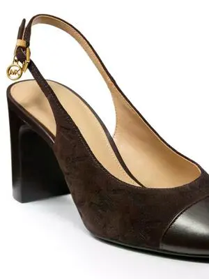 Michael Kors Piper Flex Suede Slingback Pumps