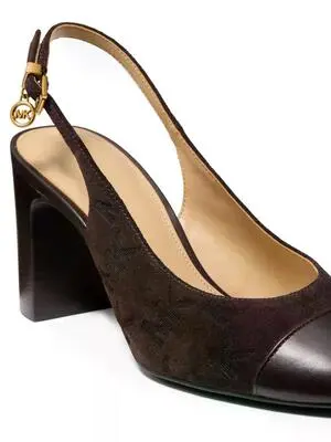 Michael Kors Piper Flex Suede Slingback Pumps