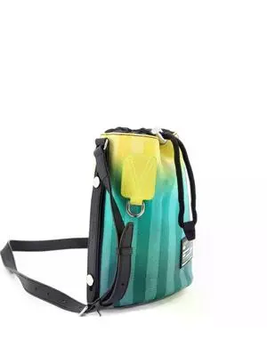 LOUIS VUITTON Sac Marin Bag Limited Edition Gradient Damier Stripes Bb Crossbody Bag - Green