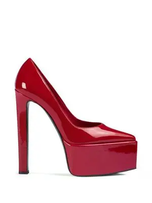 LE SILLA Lily Platform Pumps - Red