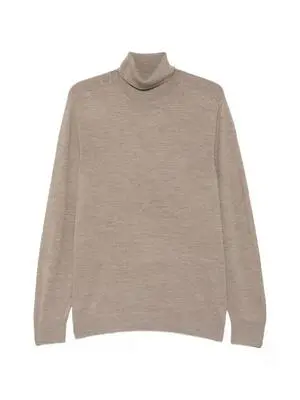 Marc O'polo Roll-neck Wool Sweater - Neutrals