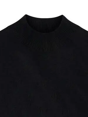 Armani Exchange Monogram-pattern Sleeveless Top
