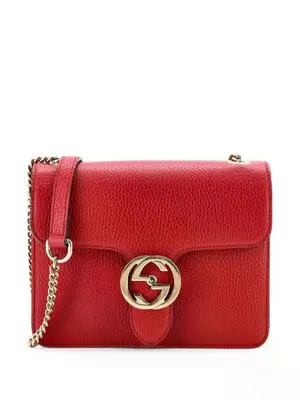 Gucci Interlocking Leather Small Shoulder Bag