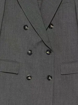 CENERE GB Double-breasted Peak-lapel Blazer