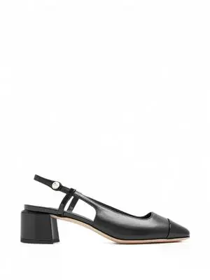 JIMMY CHOO Patent-toe Slingback Pumps - Black