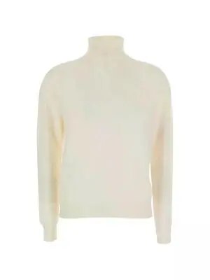 SOLOCASCMIR Roll-neck Knitted Sweater - Neutrals
