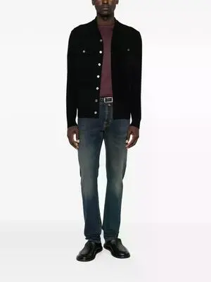 JACOB COHЁN Faded-effect Straight-leg Jeans - Blue