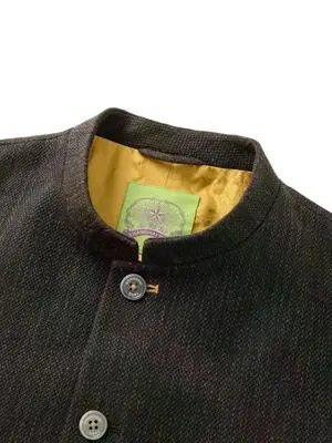 Shanghai Tang Perpetual Fortune Five-button Jacket - Brown