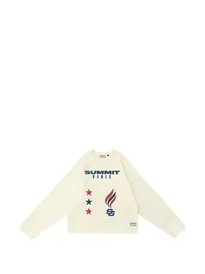 SUMMIT GAMES Logo-print Long-sleeve T-shirt - Neutrals