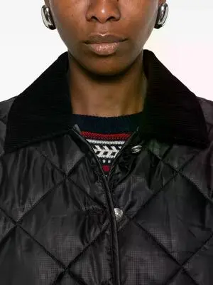 ANINE BING Luca Quilted Corduroy-collar Jacket