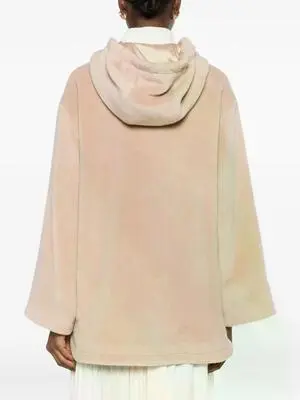 Fabiana Filippi Hooded Leather-patch Coat
