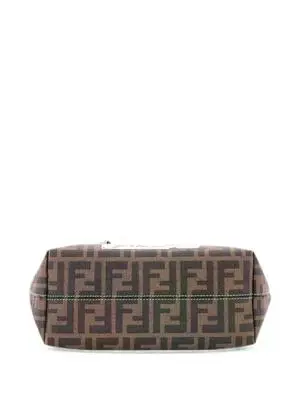 Fendi Roll Printed Zucca Coated Canvas Small Tote Bag