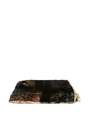 PIERRE-LOUIS MASCIA Printed Velvet Scarf - Brown