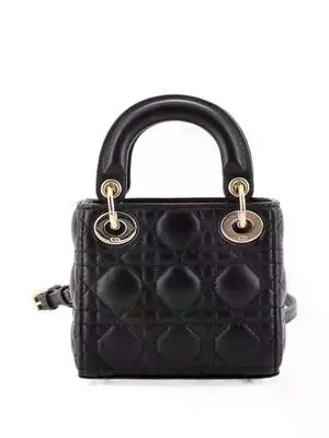 Dior Lady Bag Cannage Quilt Lambskin Micro Shoulder Bag