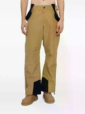 Moncler Insulated Gore-tex Logo-print Ski Pants - Neutrals