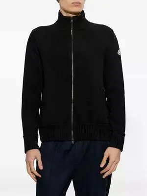 Moncler Logo-patch Zip-up Cardigan