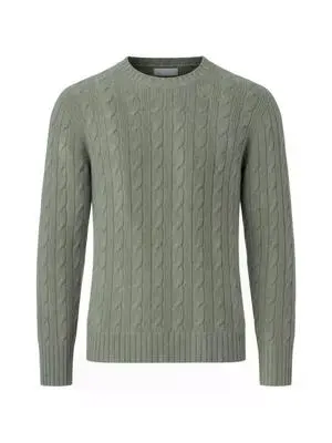 DRUMOHR Cable-knit Cashmere Sweater - Green