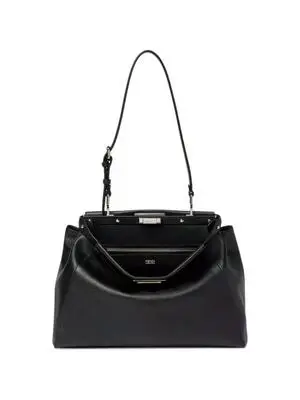 Fendi Medium My Peekaboo Mirror-embroidered Handbag