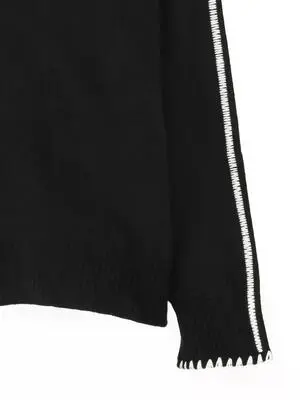 OLIVER LATTUGHI Whipstitch-trim Sweater