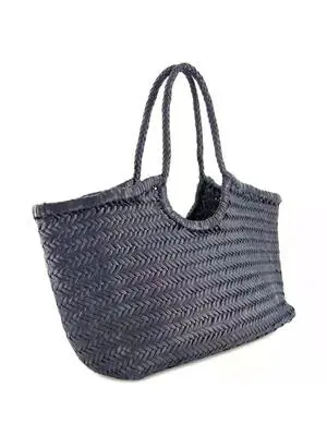 Dragon Diffusion Leather Woven Tote Bag