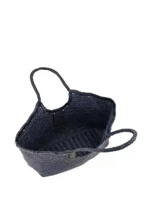 Dragon Diffusion Leather Woven Tote Bag