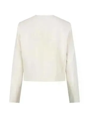 Almada Label Button-up Collarless Jacket
