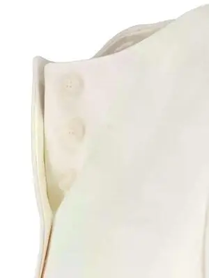 Almada Label Button-up Collarless Jacket