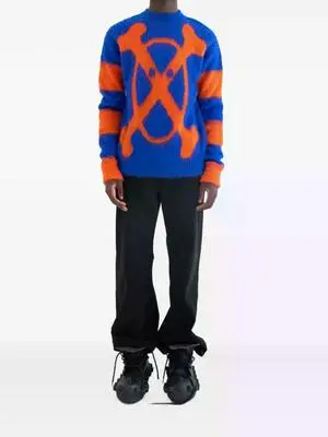 WALTER VAN BEIRENDONCK Crossed Bones Sweater